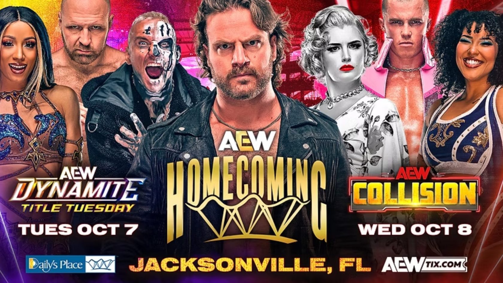 AEW Dynamite Live Results - October 7, 2025: Security Tackles Darby Allin For Weapon Choices ...